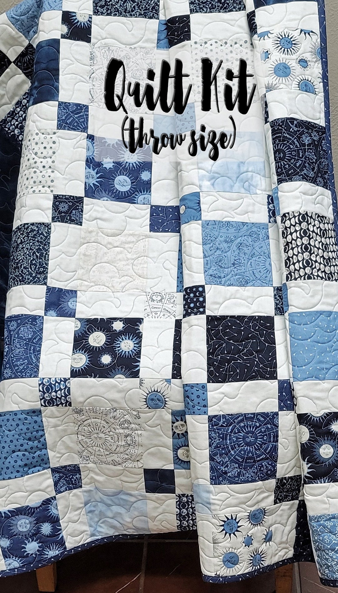 Easy Quilt Kit, Beginner Quilt Kit, Precut Quilt Kit, Charm Pack Quilt ...