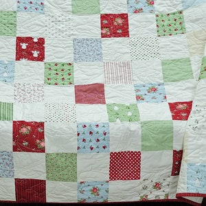 Easy Quilt Kit, Beginner Quilt Kit, Pre Cut Quilt Kit, Charm Pack Quilt ...