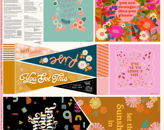 Woof Woof Meow Cat Panel by Stacy Iest Hsu, Moda Doll Panel, DIY ...