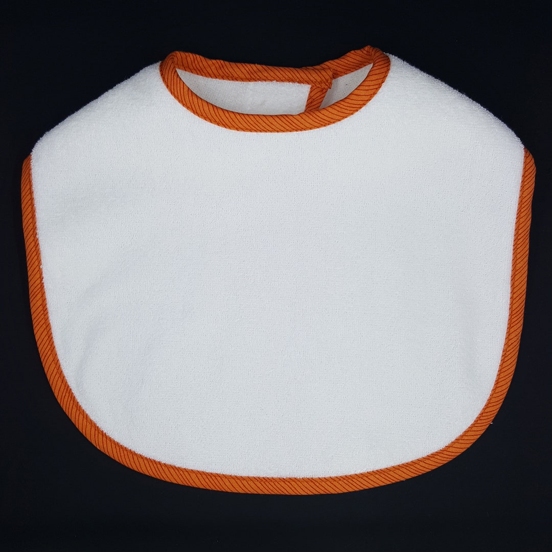 Blank Baby Bibs Plain White Baby Bib Blank Embroidery Bibs - Etsy Norway