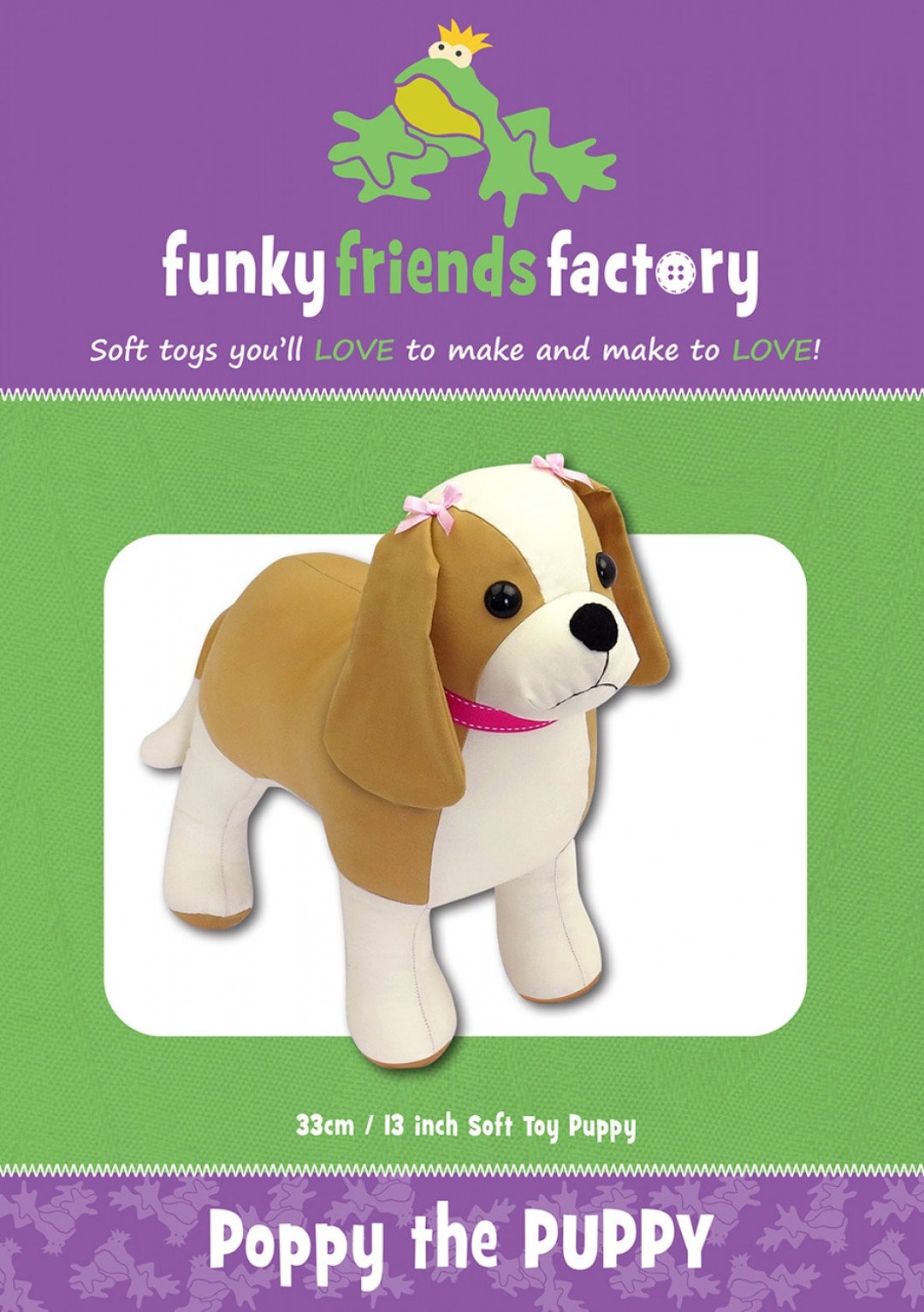 Funky Friends Factory, Stuffed Animal Pattern, Stuffie Pattern, Pauline ...