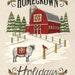 Moda Quilt Panel, Outdoor Christmas Print Panel, Holiday Sayings Panel ...