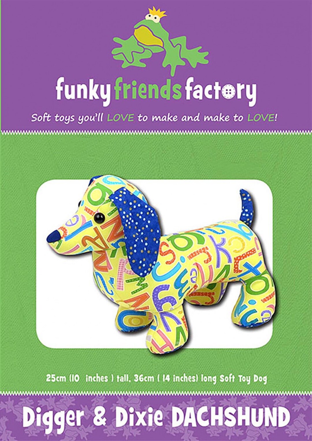 Funky Friends Factory, Stuffed Animal Pattern, Stuffie Pattern, Pauline ...