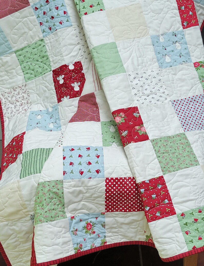 Easy Quilt Kit, Beginner Quilt Kit, Pre Cut Quilt Kit, Charm Pack Quilt ...