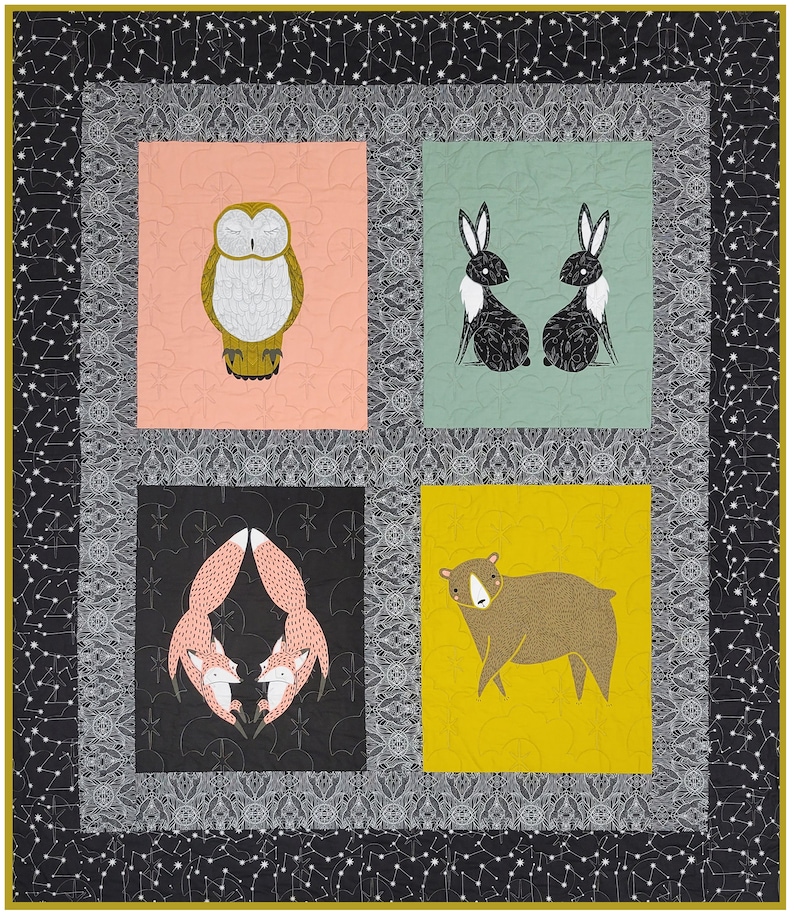 Moda Panel Quilt Kit Easy Quilt Kit Beginner Quilt Kit - Etsy