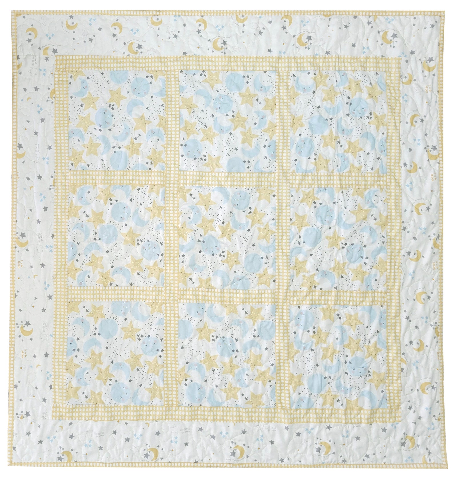 Baby Quilt Kit Easy Quilt Kit Beginner Quilt Kit DIY Stars - Etsy