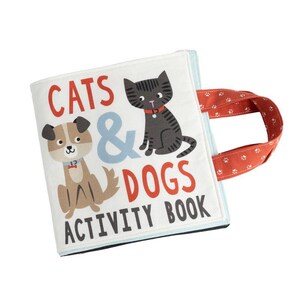 Dog Daze Activity Book Panel, Moda Book Panel, Dog & Cat Game Book ...