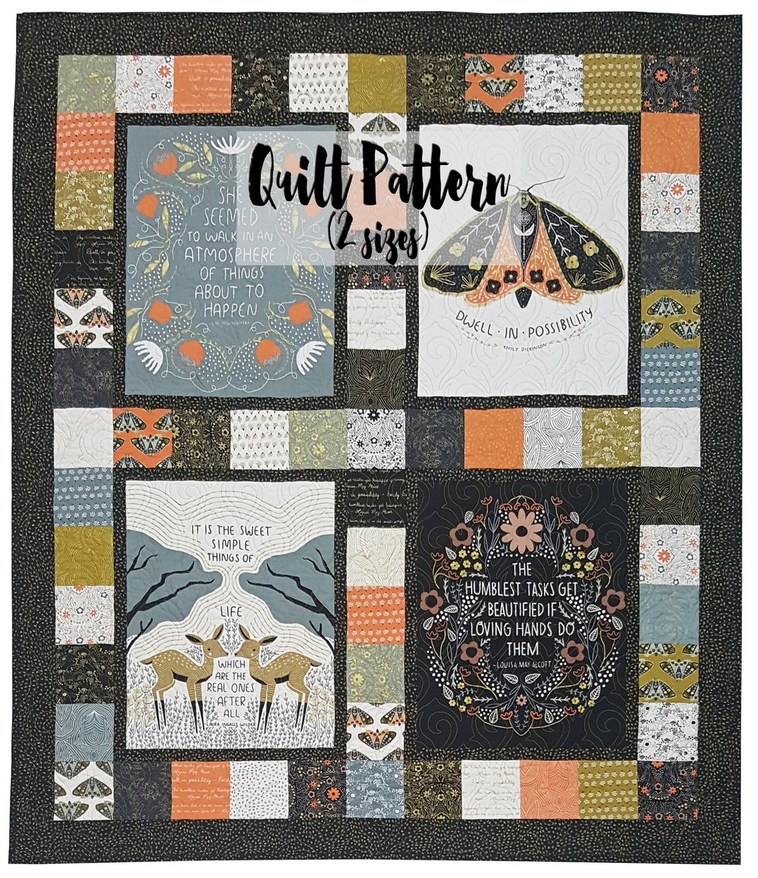 Digital Quilt Pattern, Beginner Quilt Pattern, Easy Quilt Pattern ...