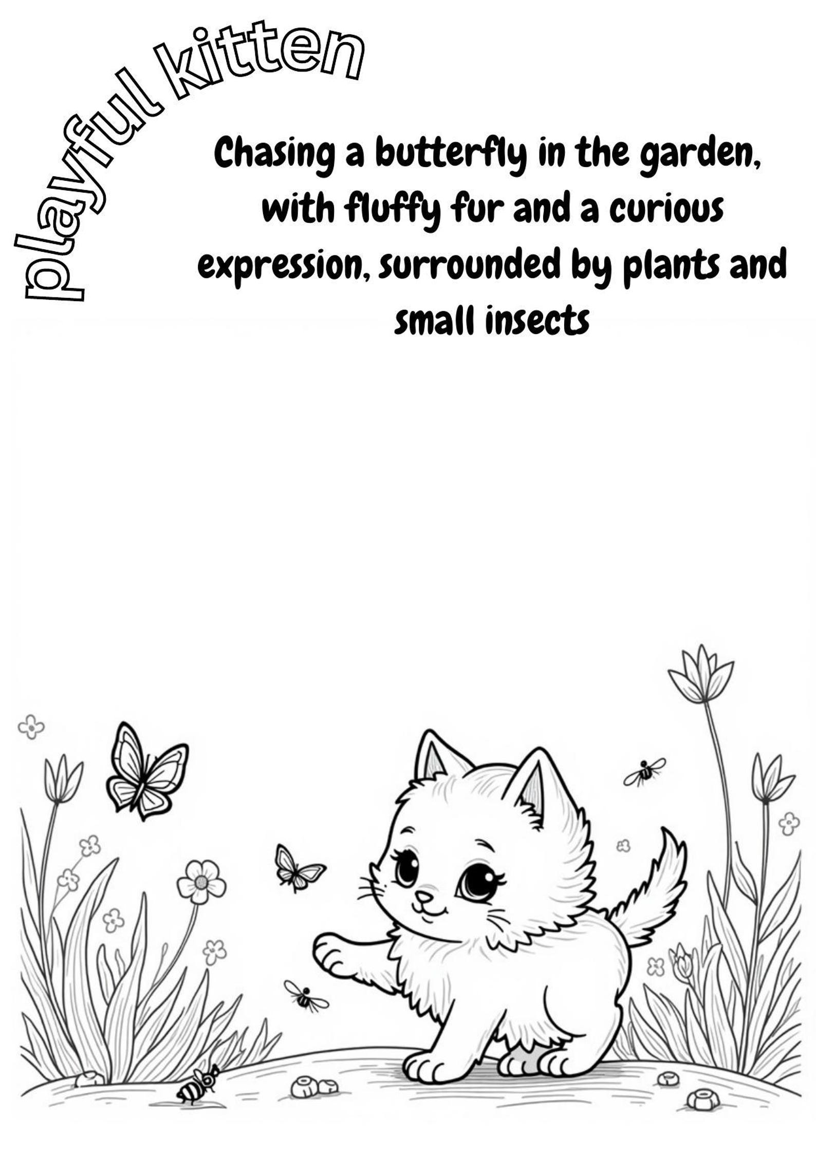 Printable Kids Coloring Book | Cute Animals PDF | Fun Toddler Activity ...