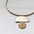SOLSTICE Collar Brass Talisman Neck Cuff Mystical Modern Choker ...