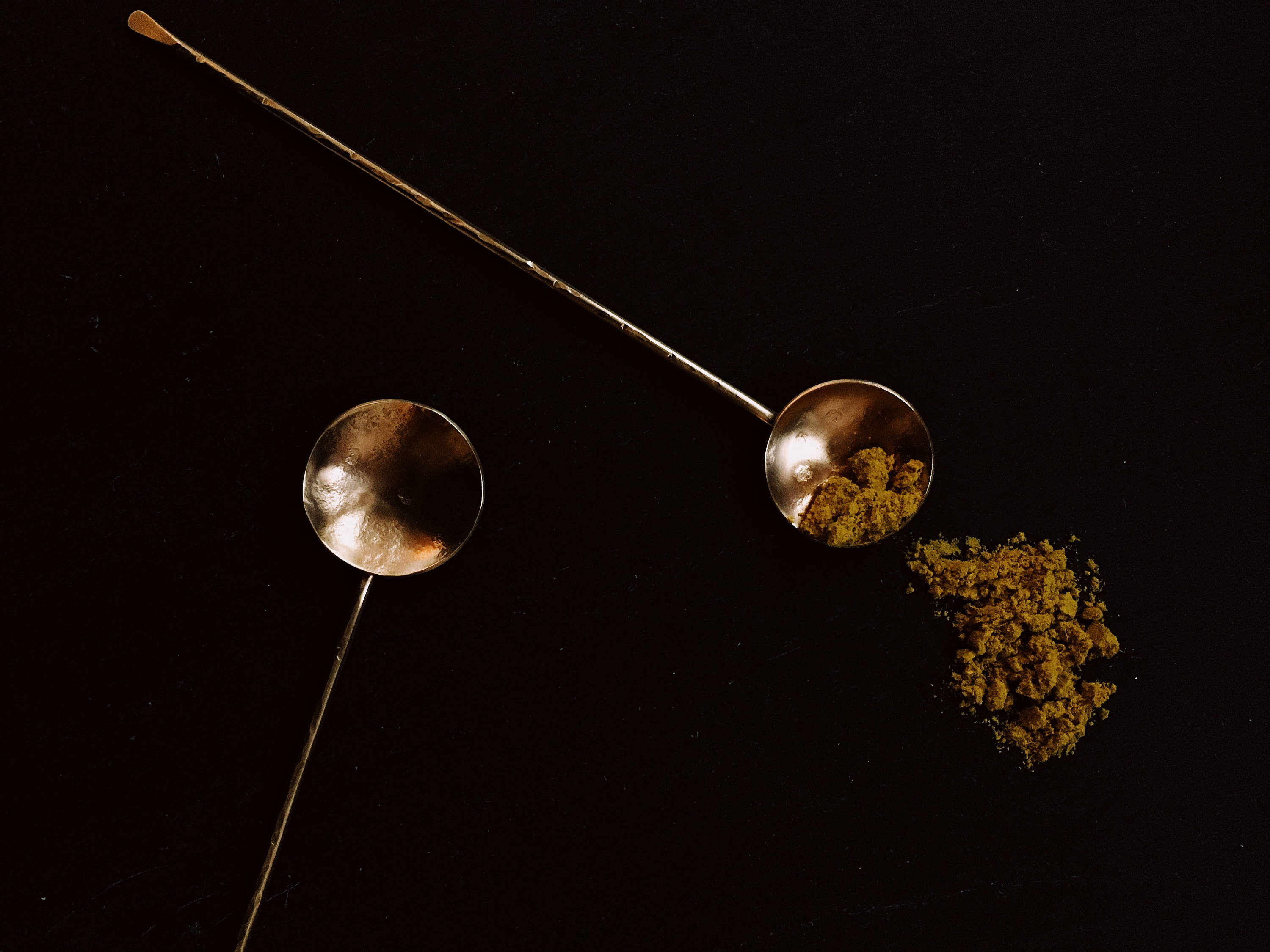 Brass Cocktail + Bar Spoon // Hand-forged Minimal Barware - Etsy