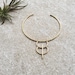 SOLSTICE Collar | Brass Talisman Neck Cuff | Mystical Modern Choker ...