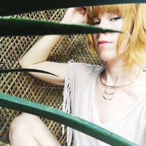 SOLSTICE Collar | Brass Talisman Neck Cuff | Mystical Modern Choker ...