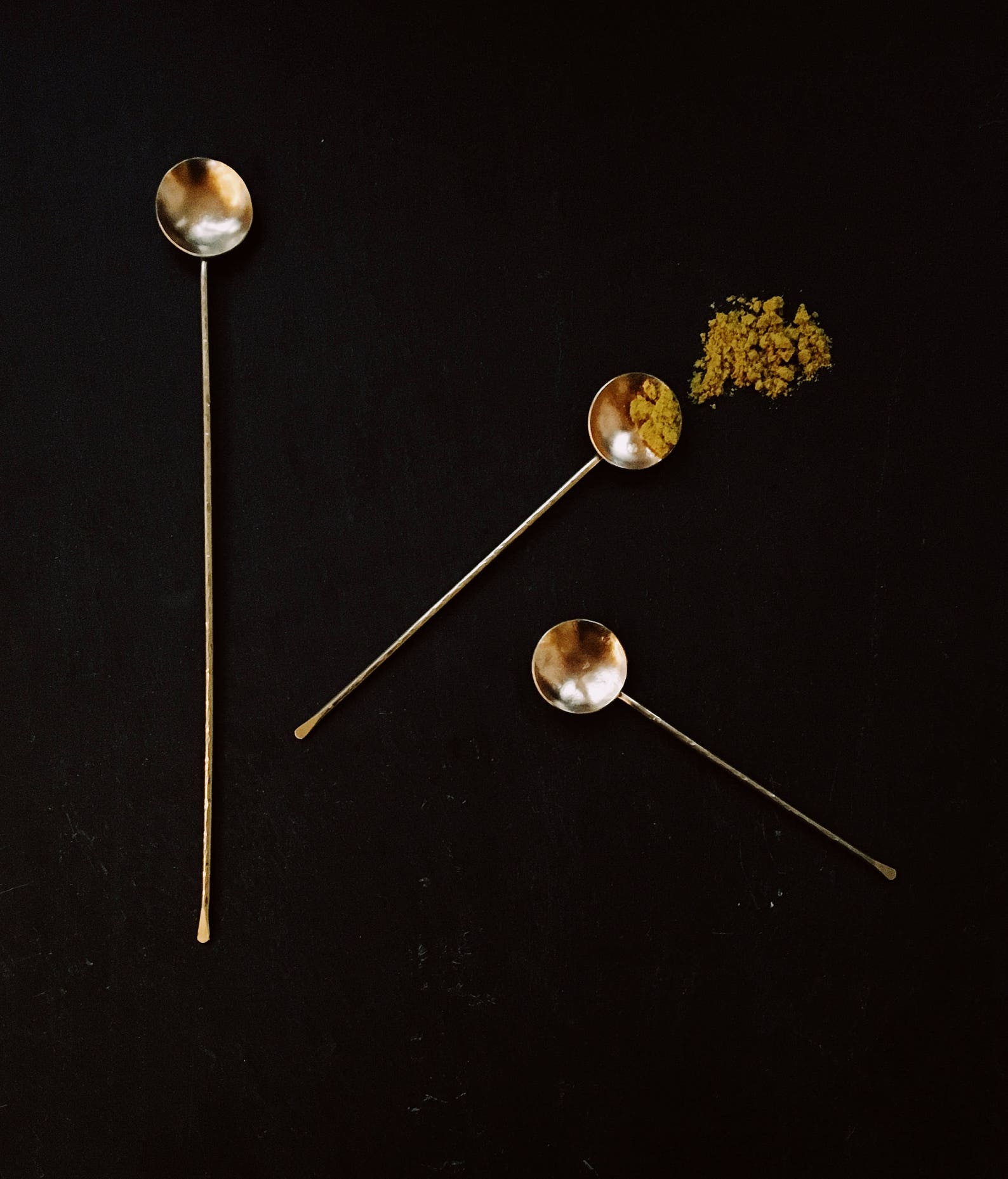 Brass Cocktail + Bar Spoon // Hand-forged Minimal Barware - Etsy