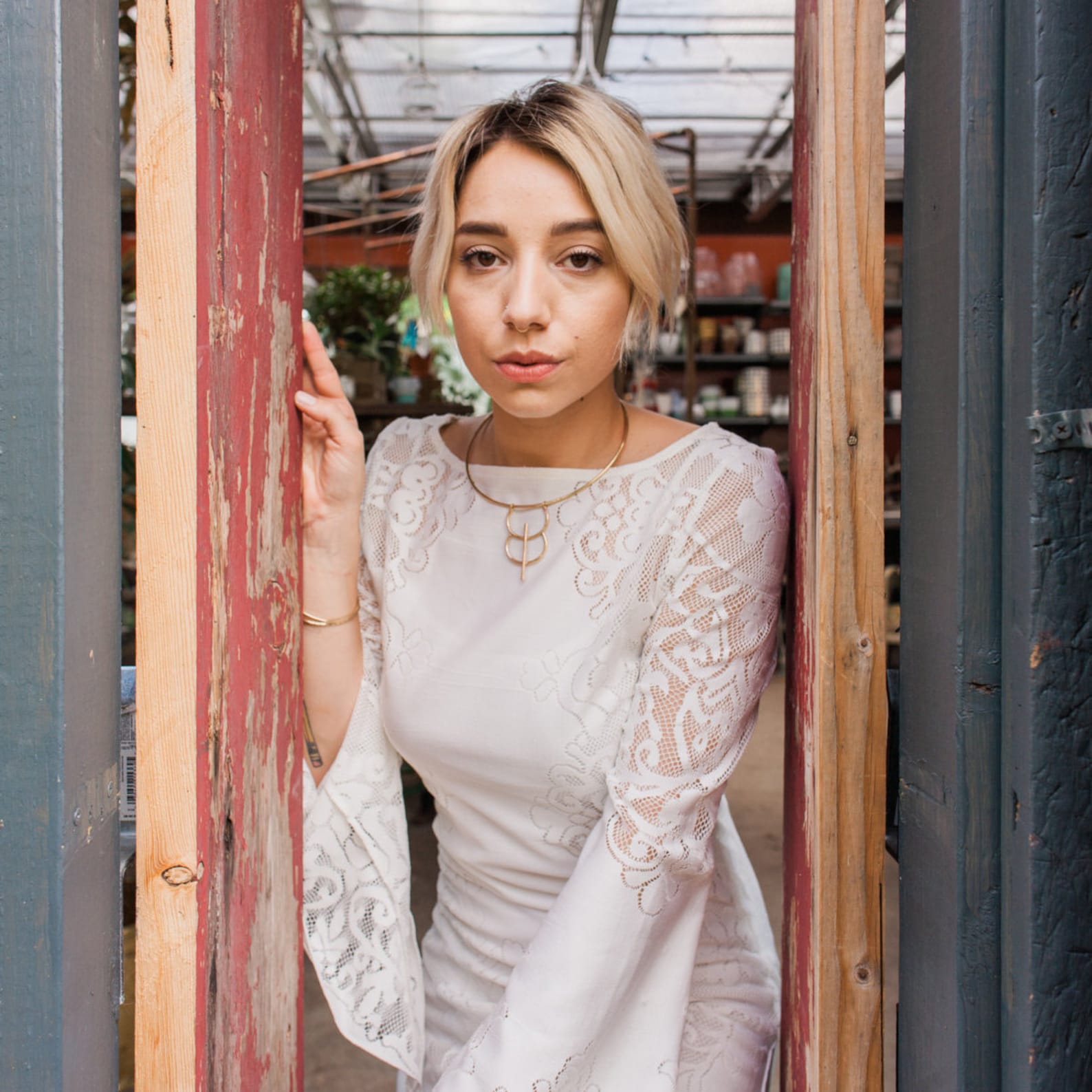 SOLSTICE Collar | Brass Talisman Neck Cuff | Mystical Modern Choker ...