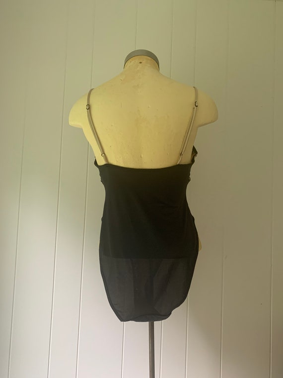 Vanity Fair Black Lace Teddy Bodysuit // One Piece Go… - Gem
