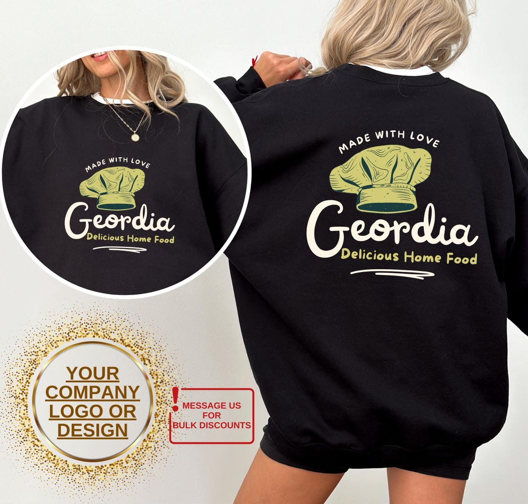 Company Logo Sweatshirt, Custom Sweatshirt Customizable Crewneck ...