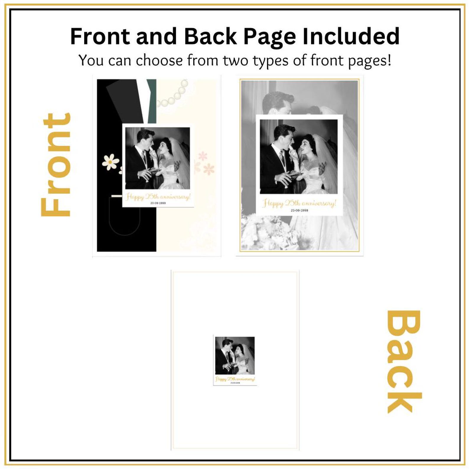 30+ Pages Canva Photo Book Template for 10/15/20/25/30/40/50 Years of ...