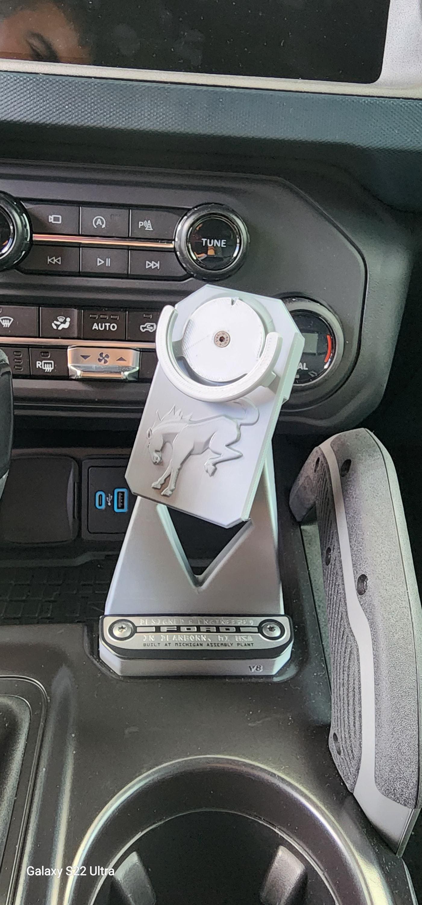 Ford Bronco Phone Mount Holder Pop Socket - 2021, 2022, 2023, 2024, and ...