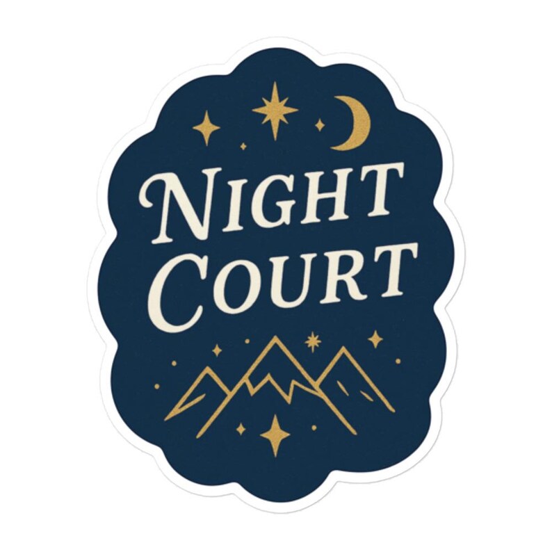 ACOTAR Sticker | Night Court Vinyl Sticker | Velaris Aesthetic ...