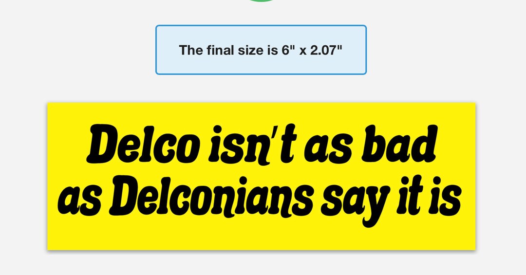 Delconians Sticker - Etsy