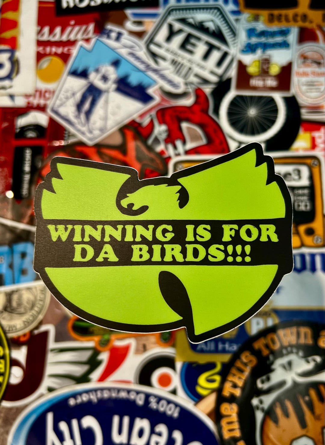 Winning is for Da Birds Sticker Approx 3 Inch - Etsy