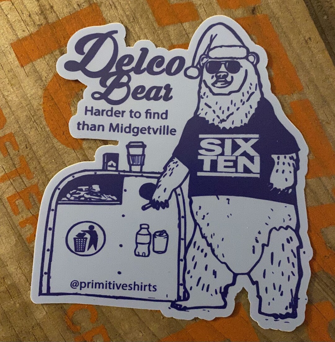 Delco Bear Sticker - Etsy