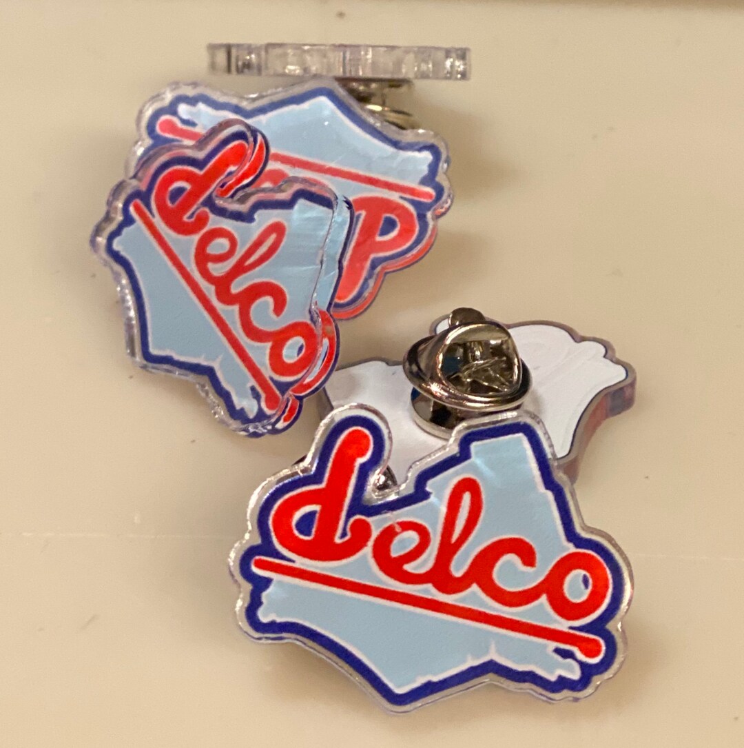 Acrylic. DELCO Pin 1 Inch. - Etsy