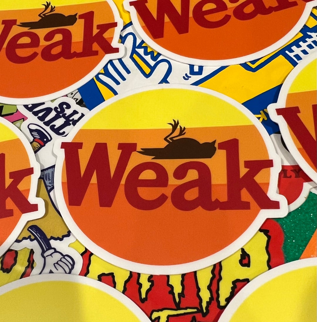 Weak Sticker - Etsy