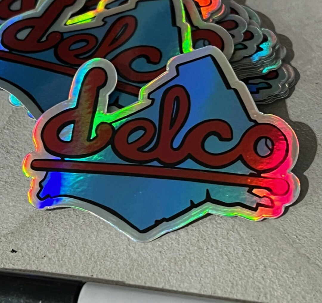 Delco Phils Hologram Sticker - Etsy
