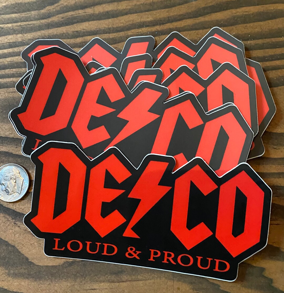 Loud and Proud Delco Sticka - Etsy