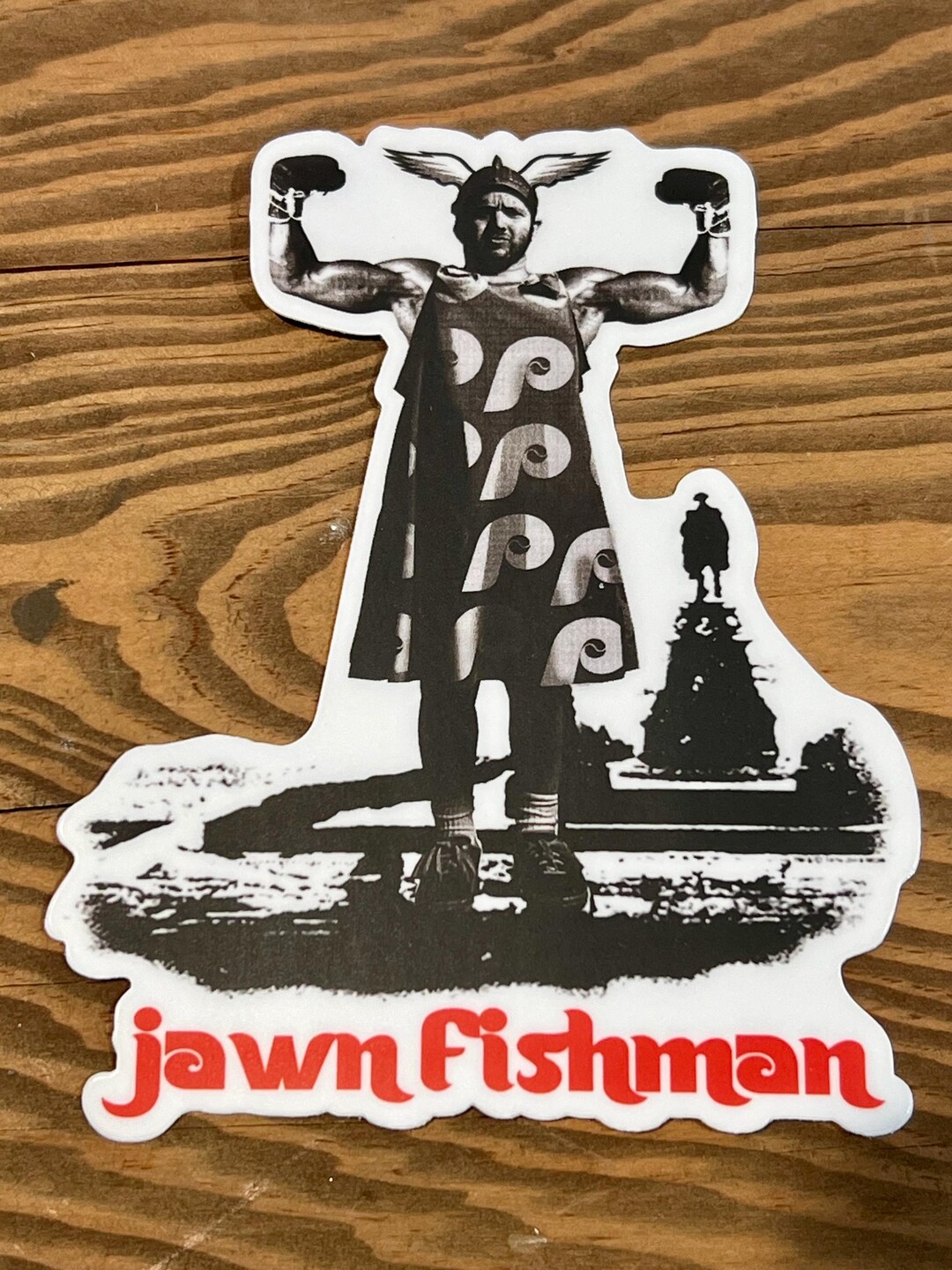 JAWN Fishman Sticker Approx 4 Inch Tall - Etsy