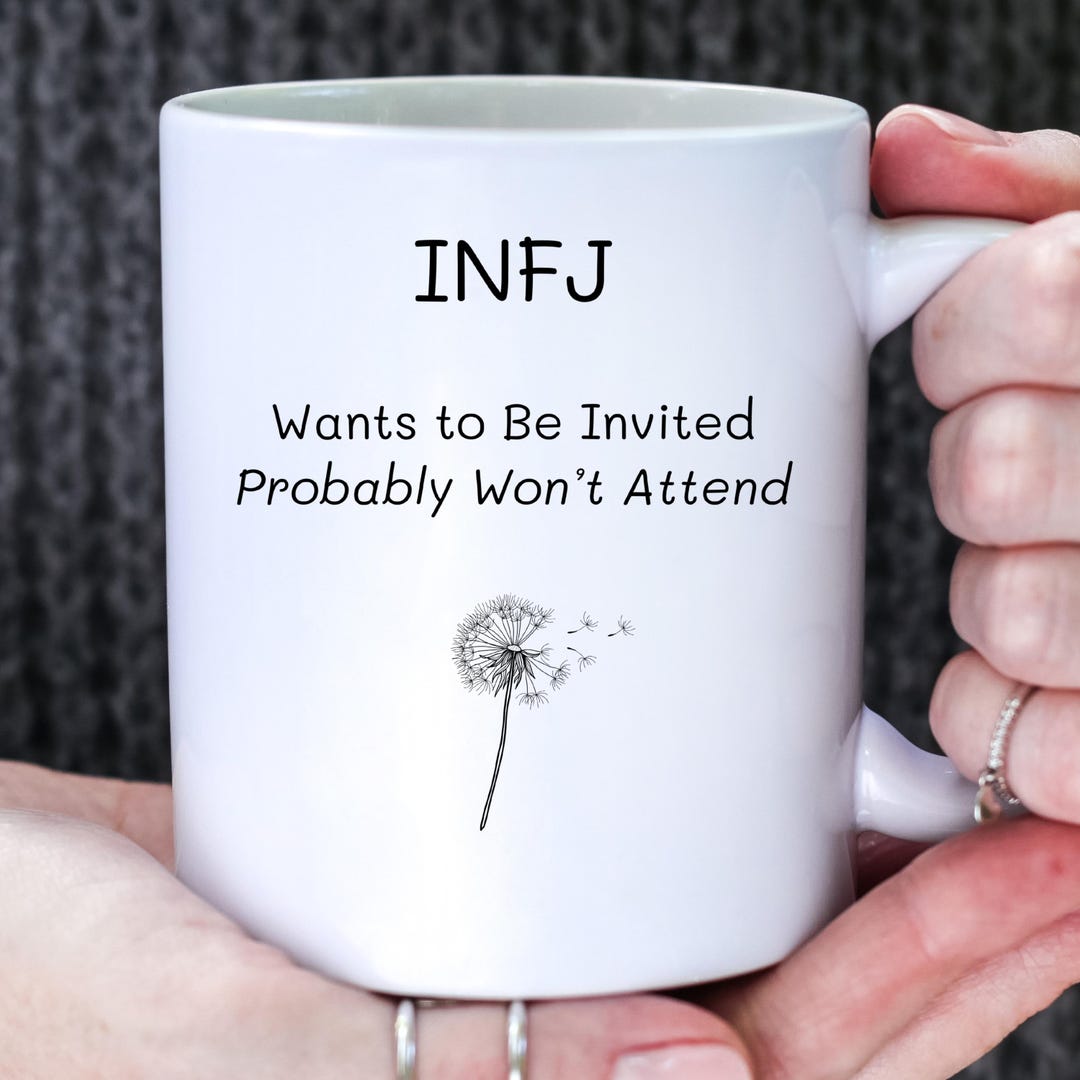 INFJ Personality Trait Mug | Myers-briggs Type 11 Oz. Coffee Tea Cup ...