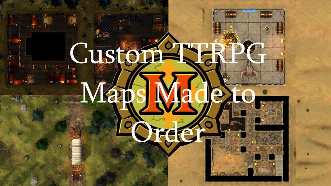 Commissioned TTRPG Battle Maps, Small - Etsy
