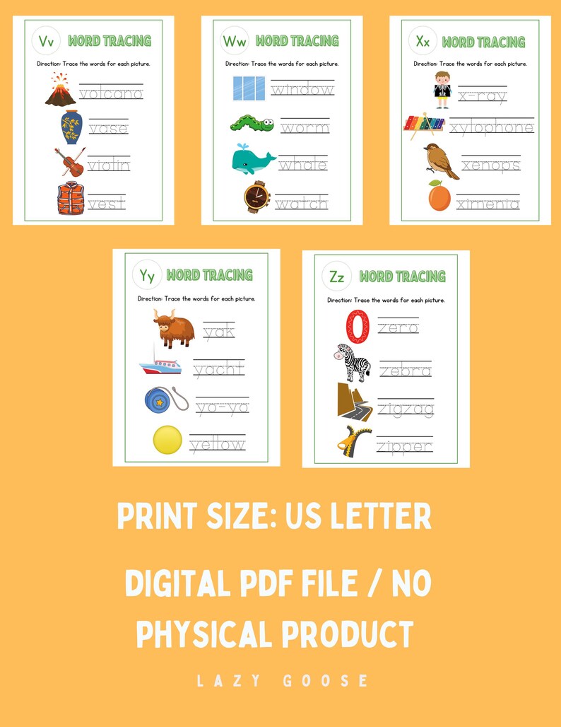 50 Line Tracing Worksheets for Kids | Line Tracing Printables | ABC ...