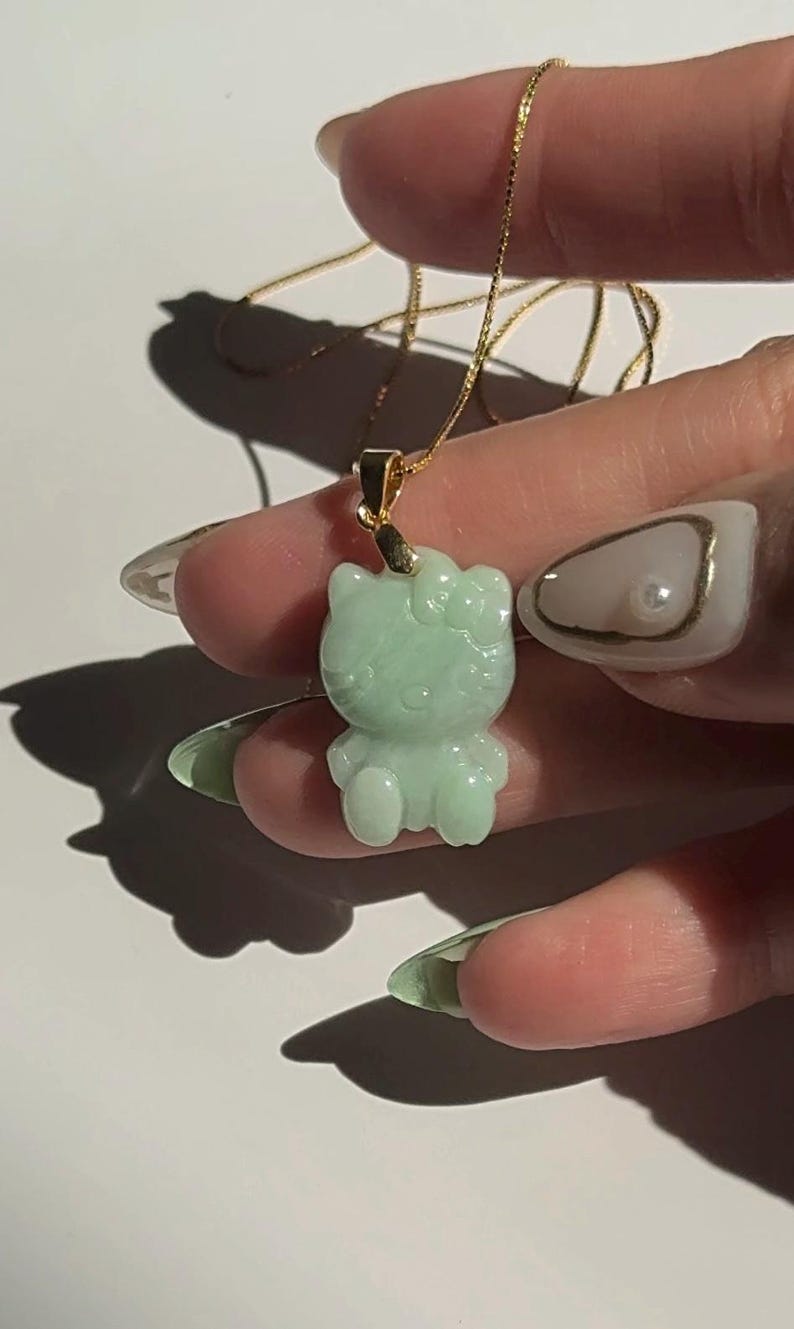 Hello Jade Kitty - Etsy