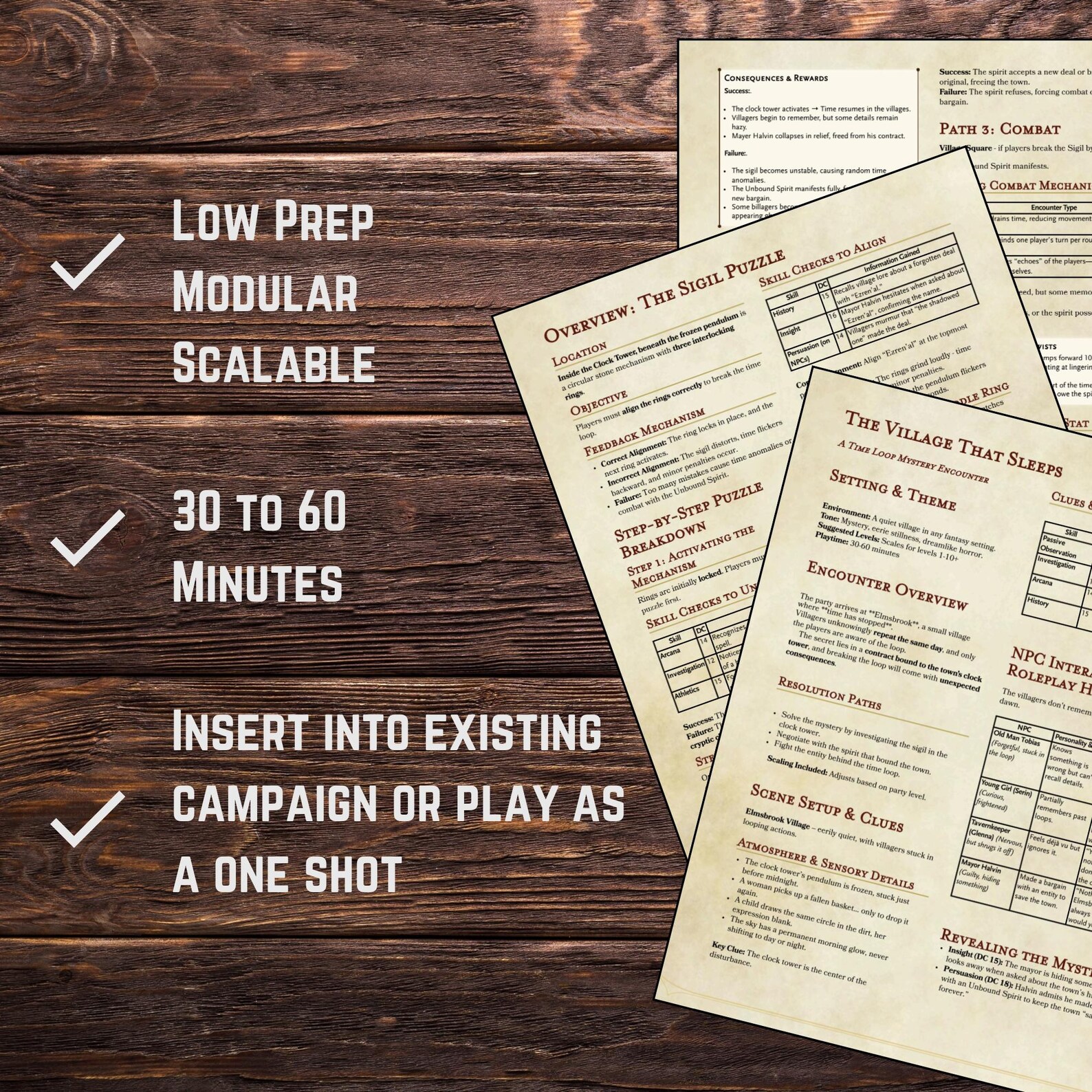 Fantasy Dnd 5E One-shot | Easy Low Prep RPG Side Quest | Drop in ...