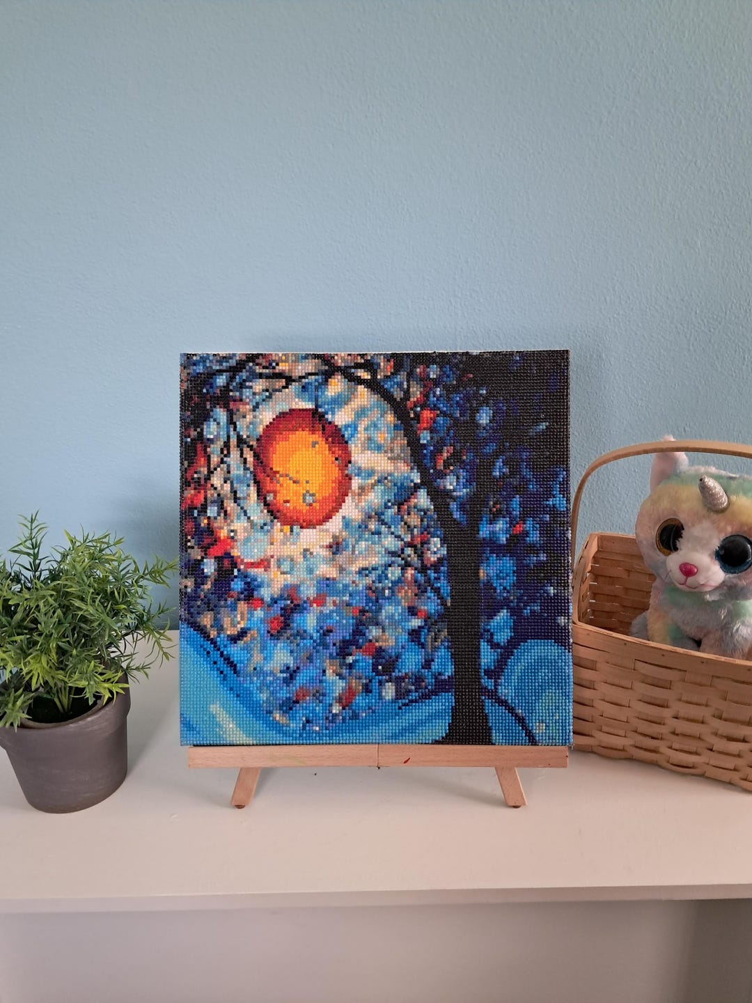 Mystical Full Moon Diamond Painting - Etsy