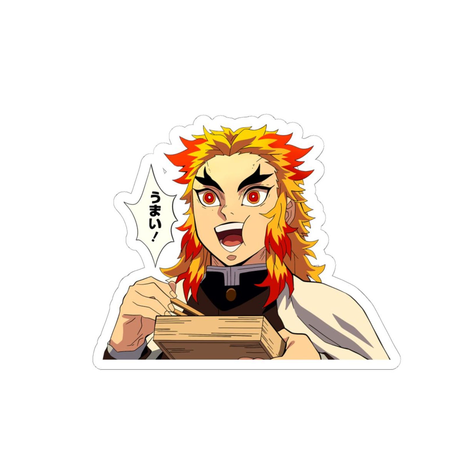 Demon Slayer Hashira Kyojuro Rengoku, Kiss-cut Sticker - Etsy
