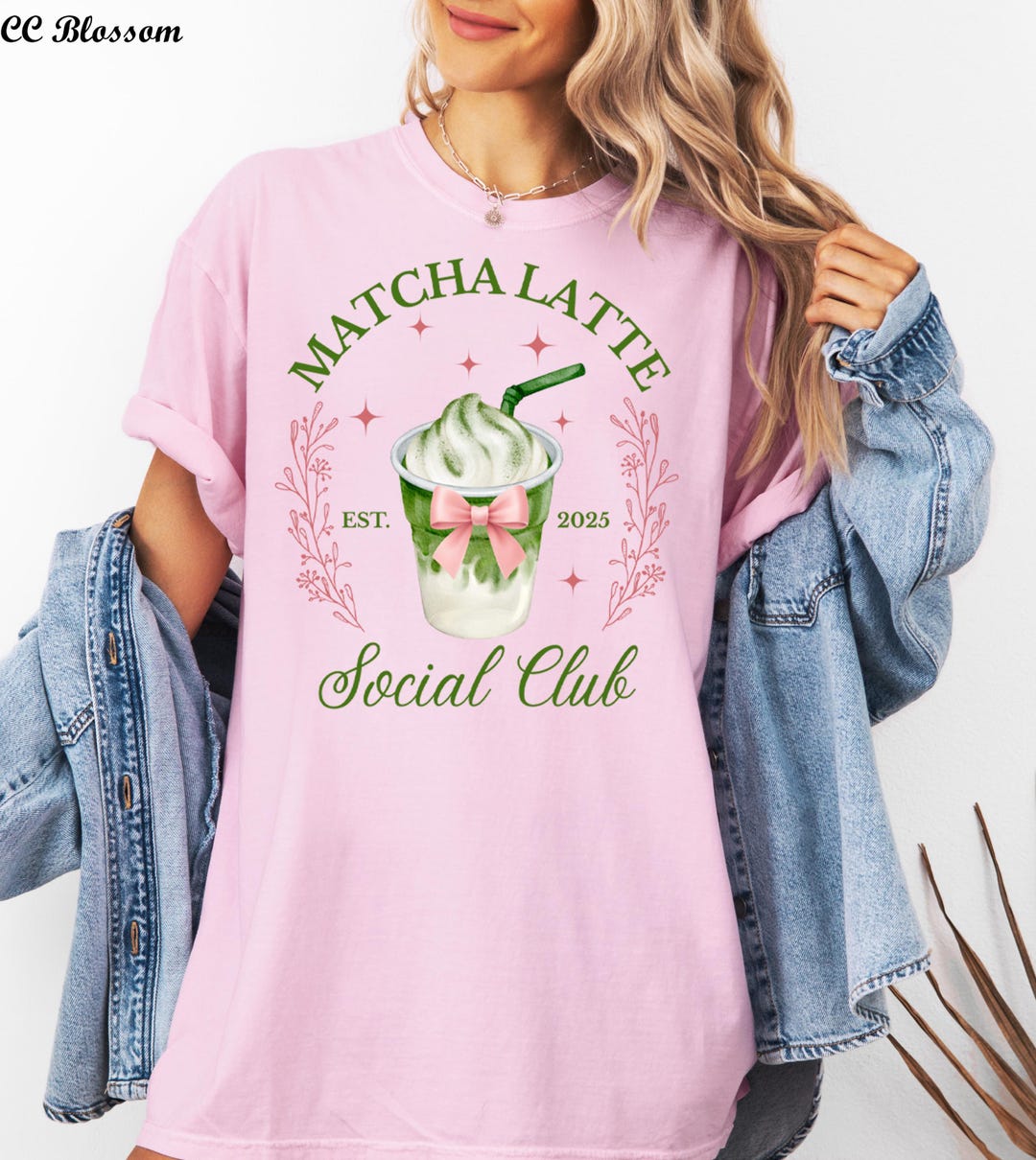 Matcha Latte Shirt, Matcha Lovers Club Tee, Cute Matcha Lover Tee ...