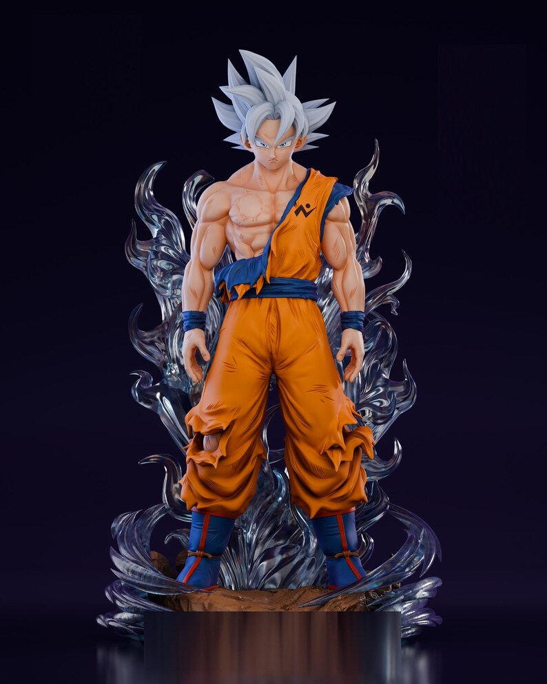 Goku Ultra Instinct STL 3D Print – Dragon Ball Anime Figure Model for ...