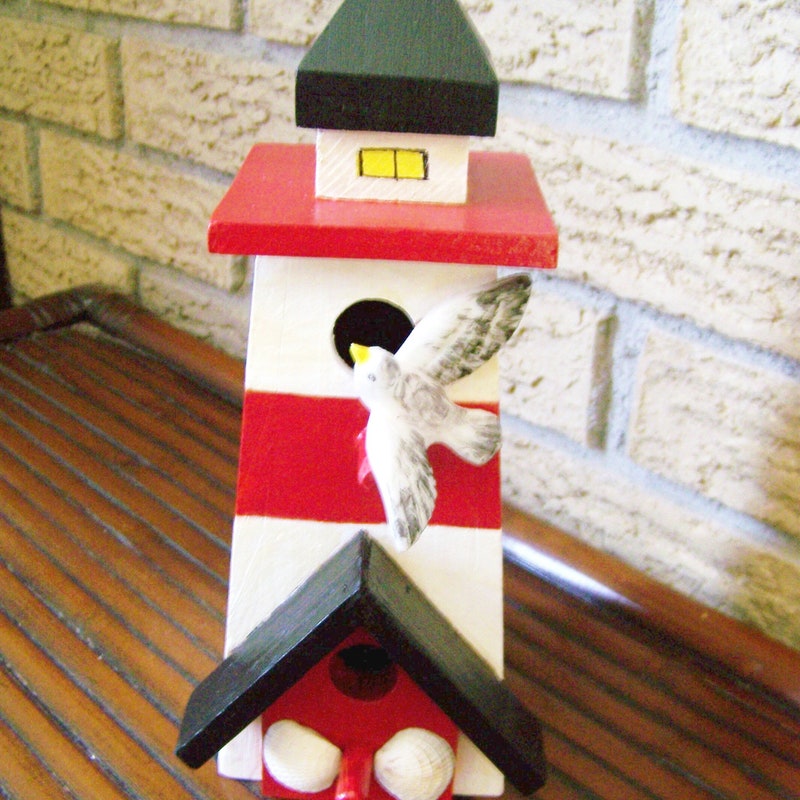 Seashell Birdhouse - Etsy