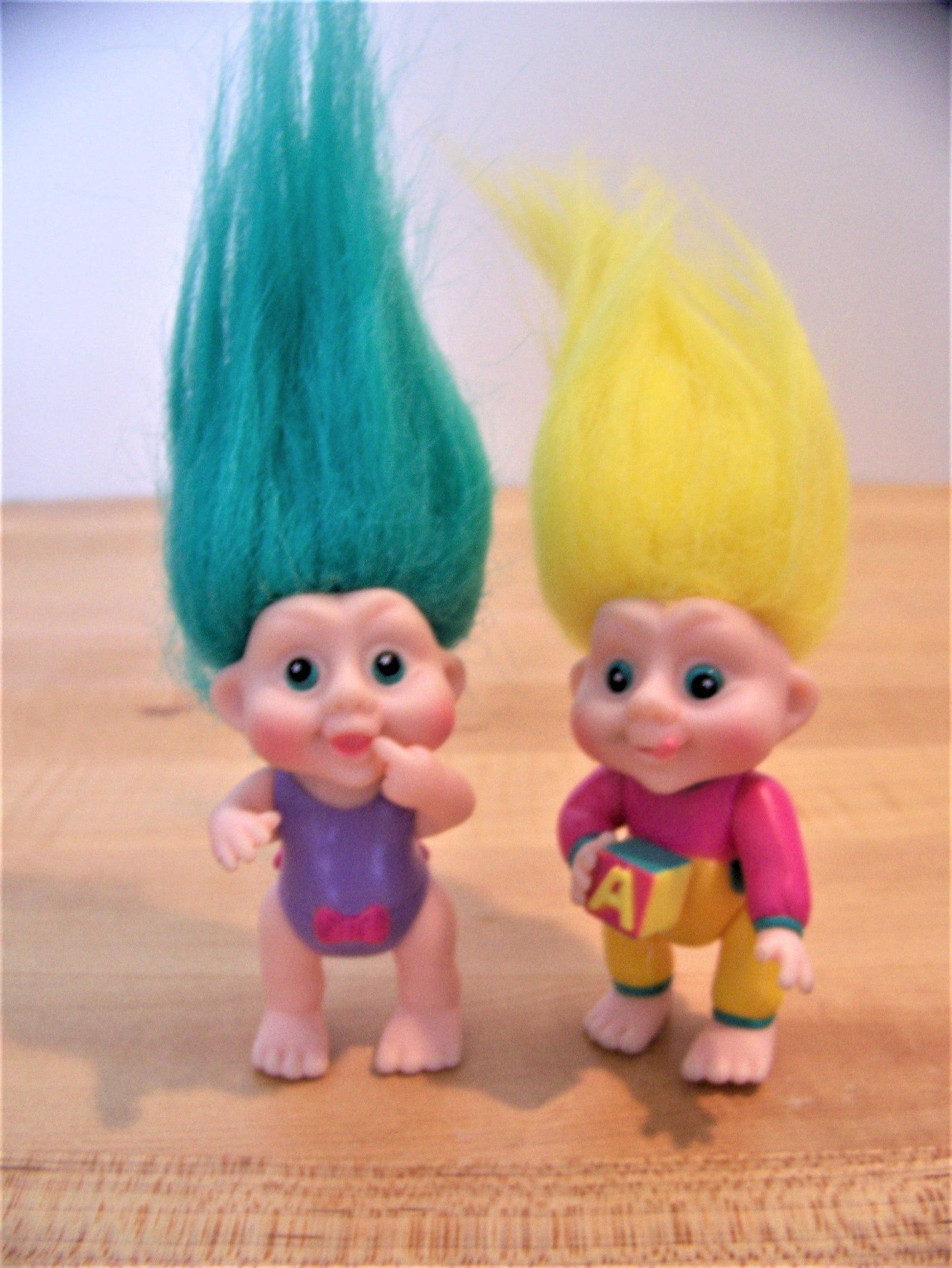 1991 Troll Babies Doll Set Movable Arms Legs & Heads Gift | Etsy