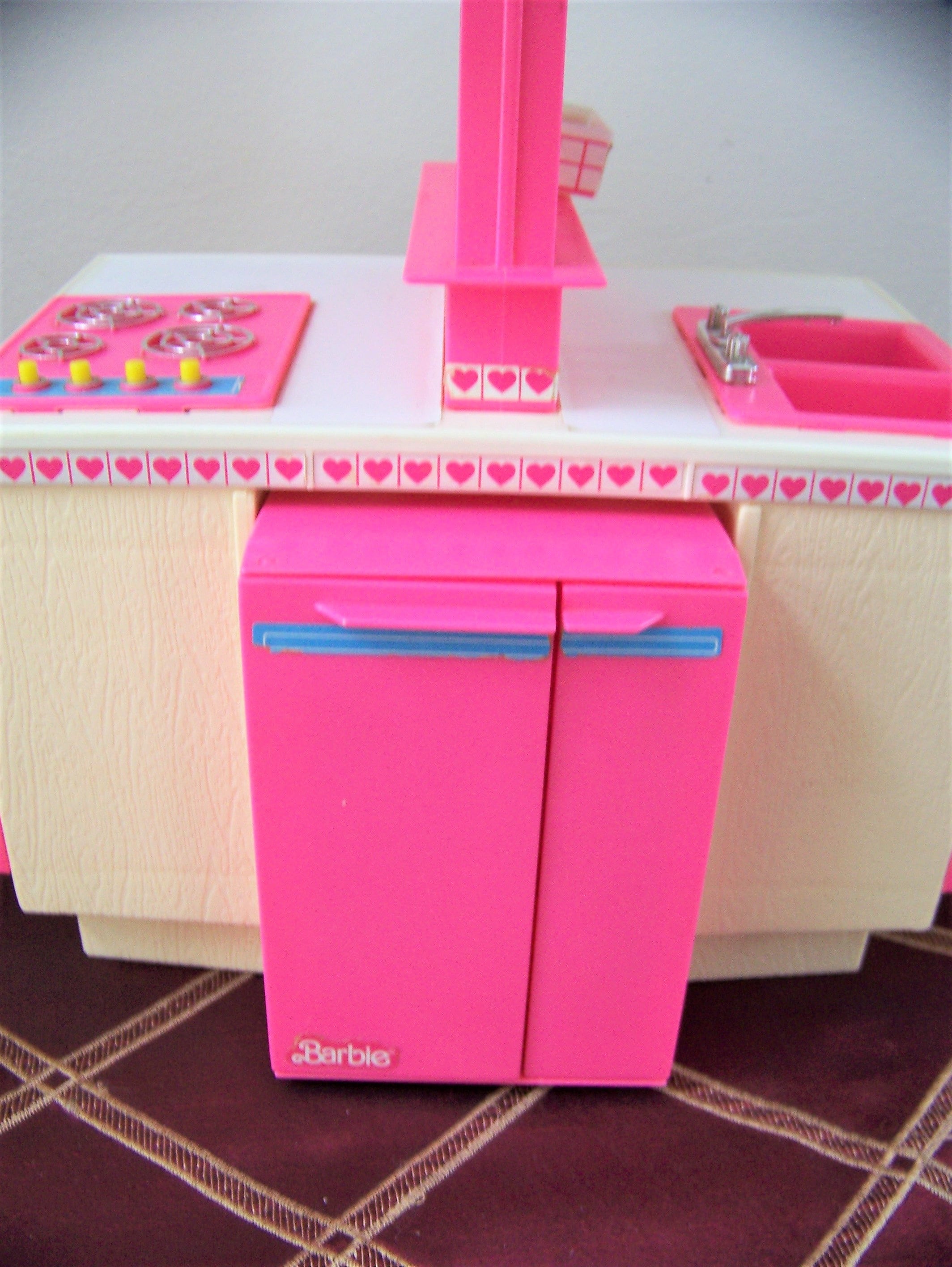 Barbie Dream Kitchen-3 Main Pieces Fit Together as One-vintage - Etsy