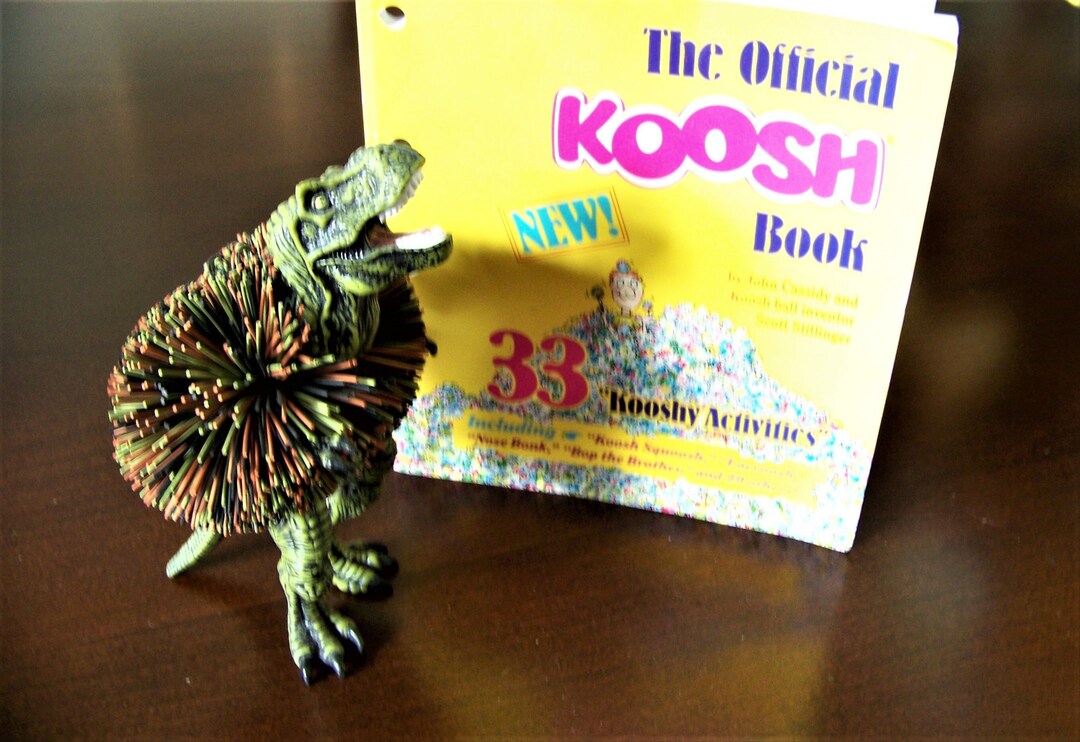 1996 Jurassic Park T-rex Koosh Figure & 1989 Official Koosh - Etsy
