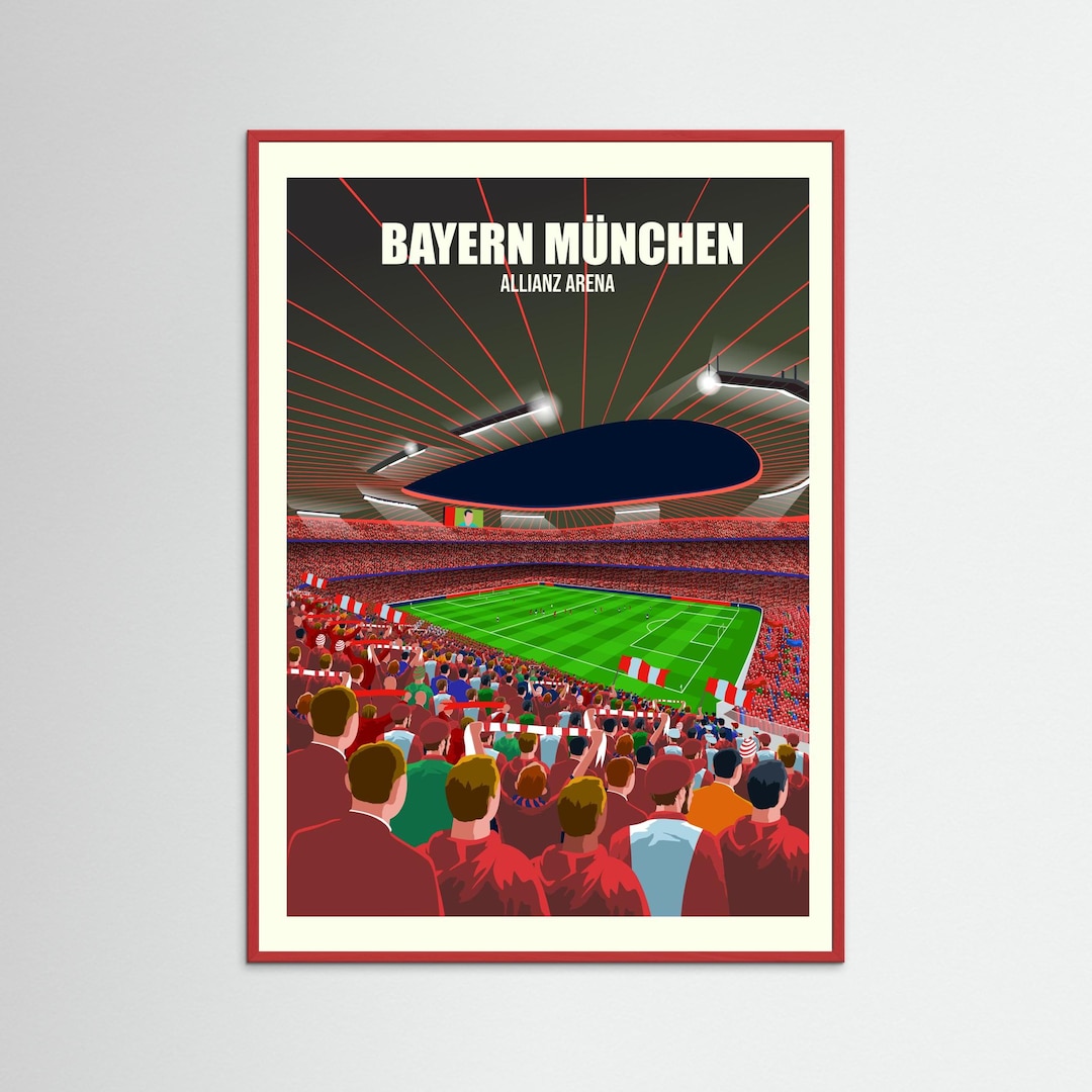 Poster Allianz Arena (bayern München) - Etsy