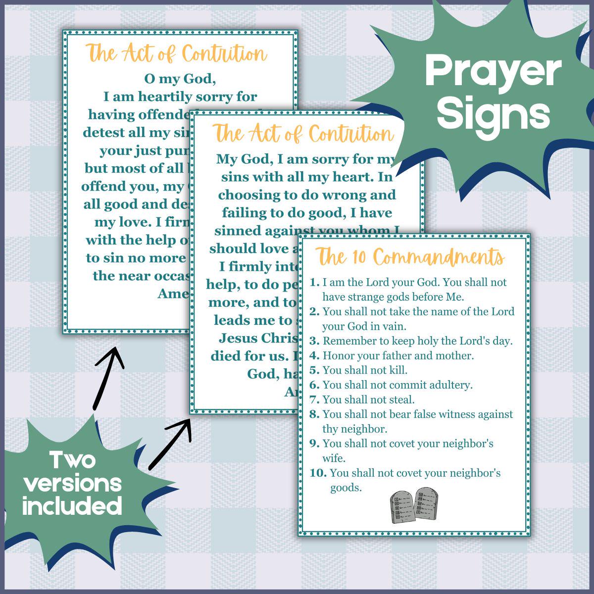 Printable Catholic Kids Confession Guide | First Reconciliation ...