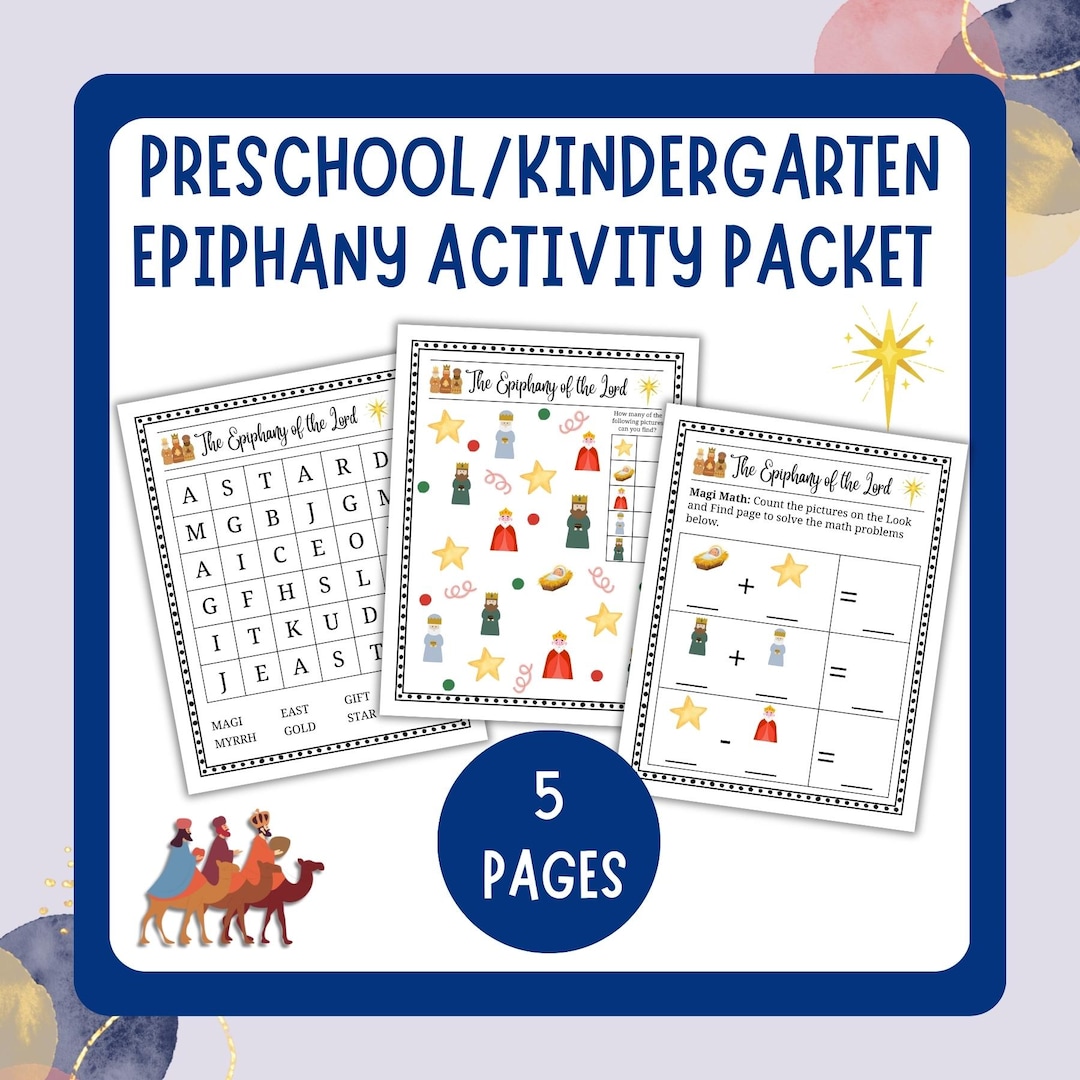Feast of the Epiphany Activity Packet for Kids | Preschool and ...