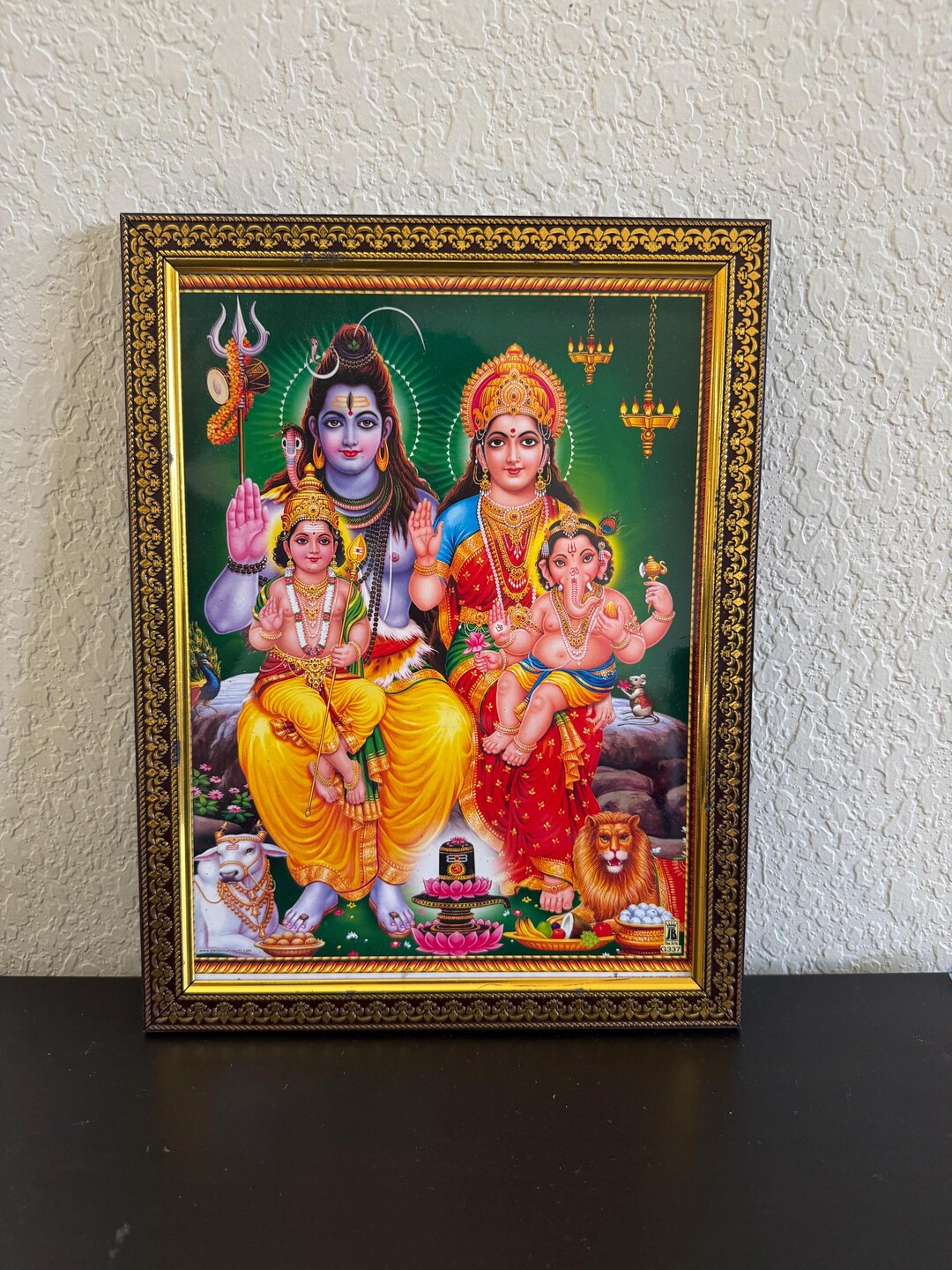 Pooja Room (13x10 Inch) God Photo Frames/ Hindu God & Goddess / Divine ...