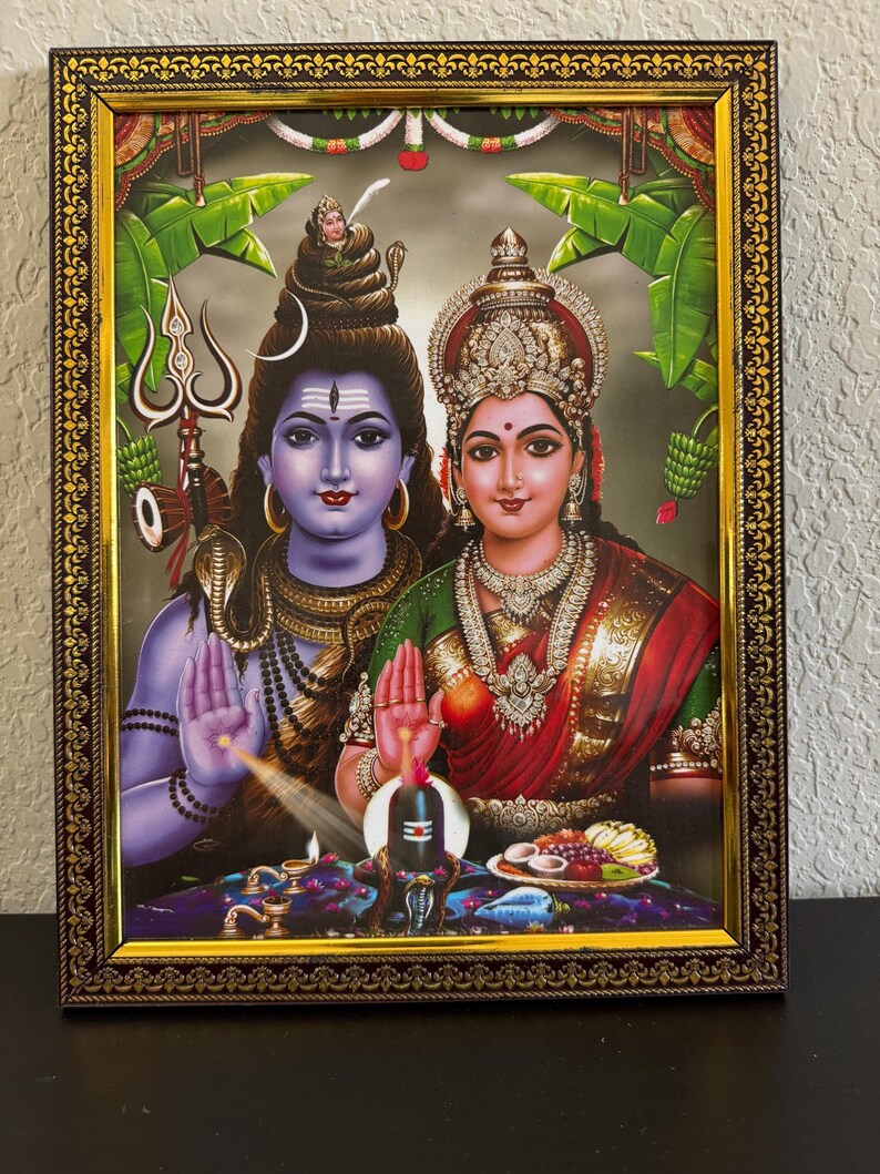 Pooja Room (13*10 Inch) God Photo Frames/ Hindu God & Goddess / Divine ...
